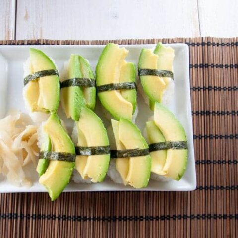 Avocado Sushi Recipe | Elephantastic Vegan
