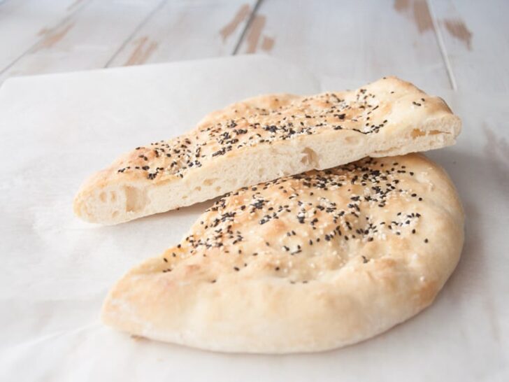 Pide Bread Recipe | Elephantastic Vegan