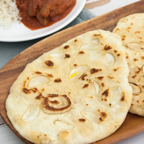 Indian Garlic Naan Recipe | Elephantastic Vegan