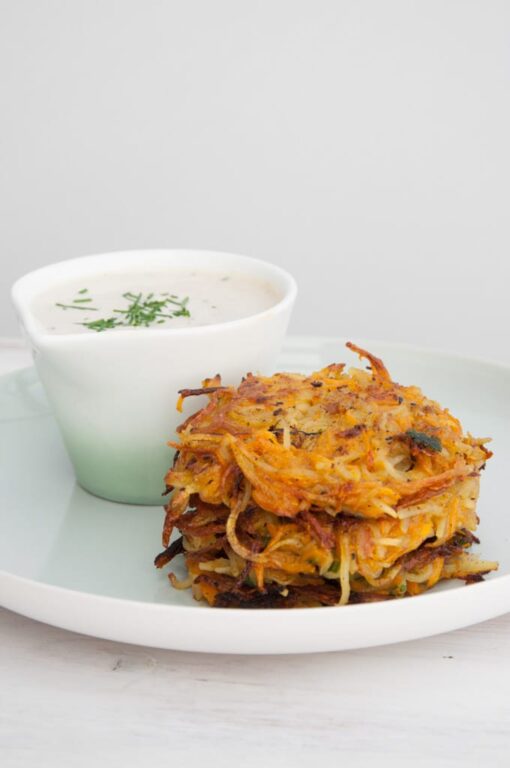 Pumpkin & Potato Rösti Recipe | Elephantastic Vegan