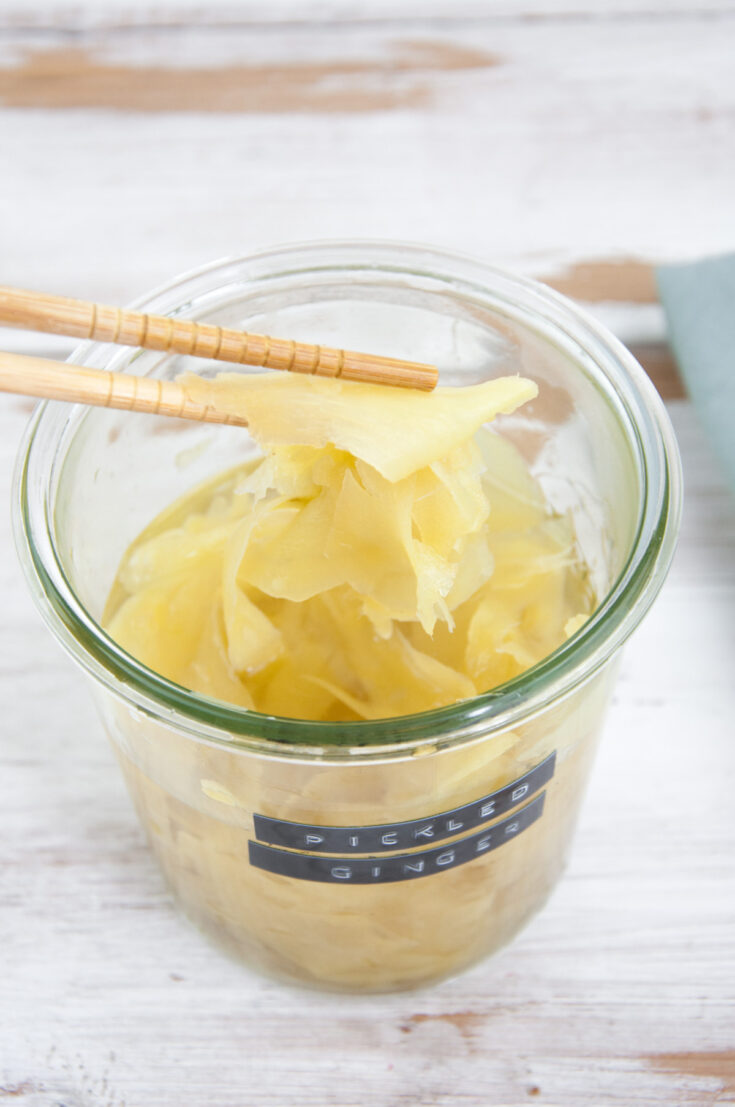 Pickled Ginger Recipe | Elephantastic Vegan