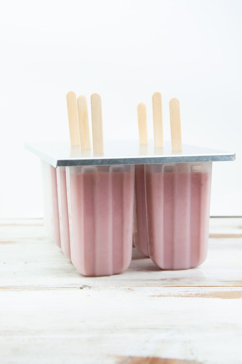 Vegan Raspberry Popsicles Recipe | Elephantastic Vegan