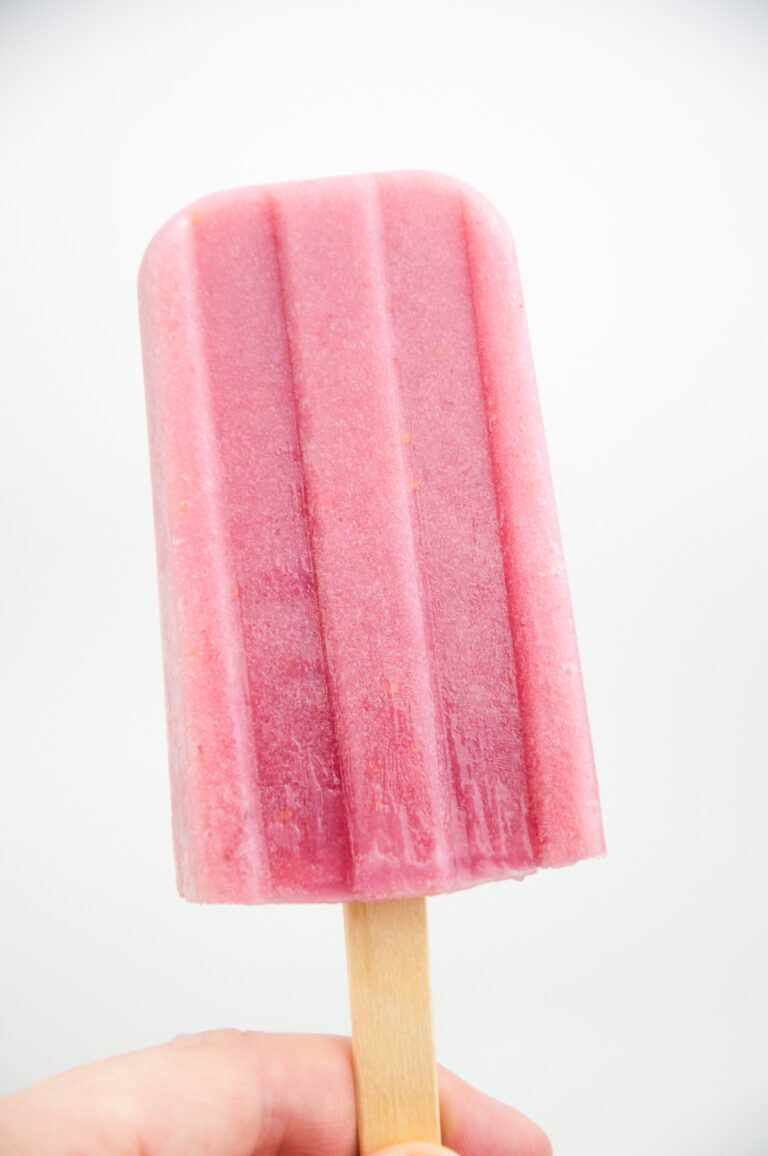 Vegan Raspberry Popsicles Recipe | Elephantastic Vegan