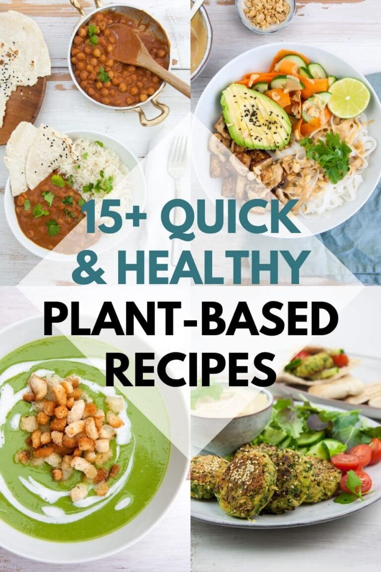 15 Quick & Healthy Plant-Based Recipes | Elephantastic Vegan