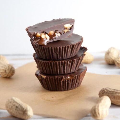 Vegan Snickers Cups Recipe (vegan) | Elephantastic Vegan