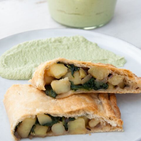 Vegan Potato & Spinach Strudel Recipe | Elephantastic Vegan