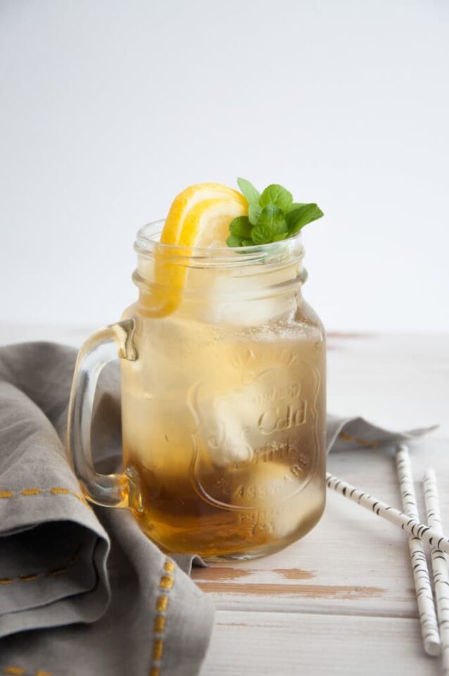 Double Mint Iced Tea Recipe | Elephantastic Vegan
