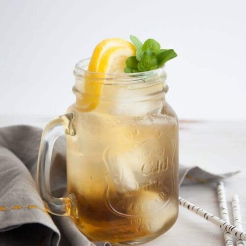 Double Mint Iced Tea Recipe | Elephantastic Vegan