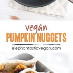 Vegan Pumpkin Nuggets Recipe | Elephantastic Vegan