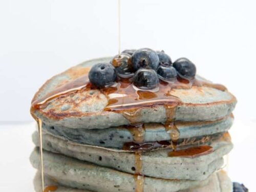 Vegan Blue Berry Pancakes Recipe