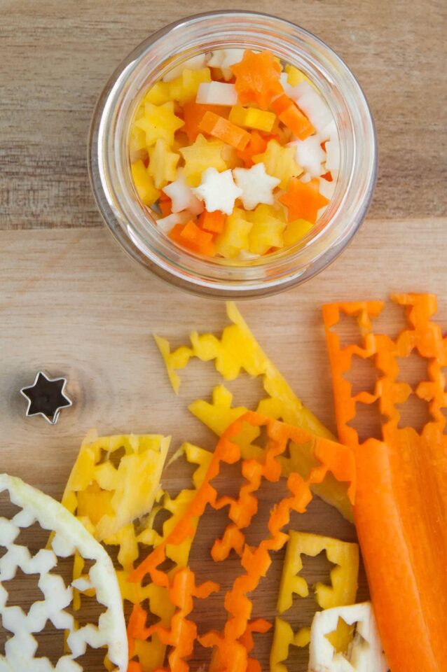 Bunte Gemüse-Sternchen-Suppe Rezept | Elephantastic Vegan