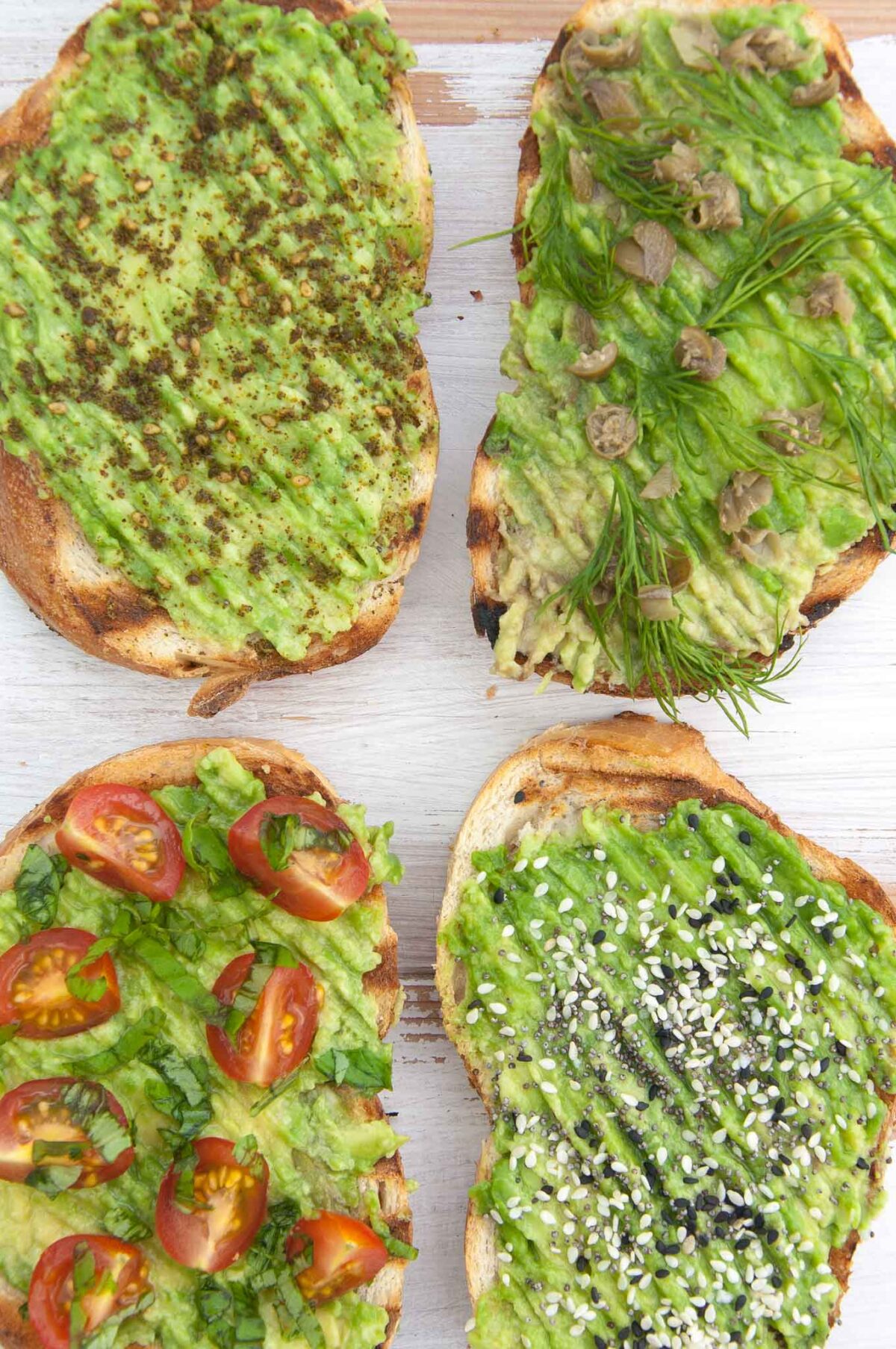 4 Vegan Avocado Toast Ideas | Elephantastic Vegan