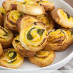 Vegan Pumpkin Basil Pinwheels Recipe | Elephantastic Vegan