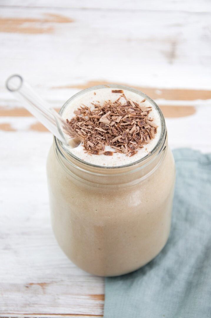 Coffee Nice Cream Shake Recipe - Elephantastic Vegan