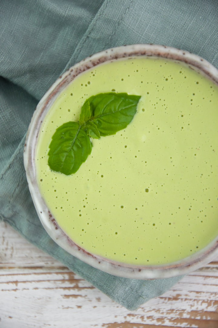 Creamy Basil Dip Recipe (Vegan & Gluten-Free) - Elephantastic Vegan