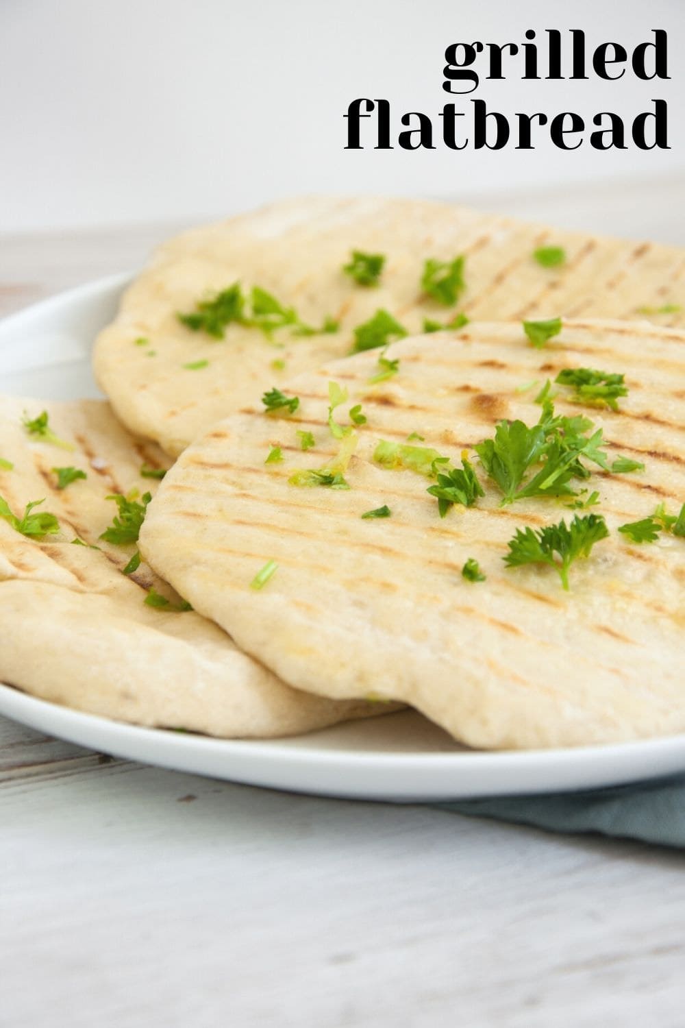 Grilled Flatbread Recipe - Elephantastic Vegan