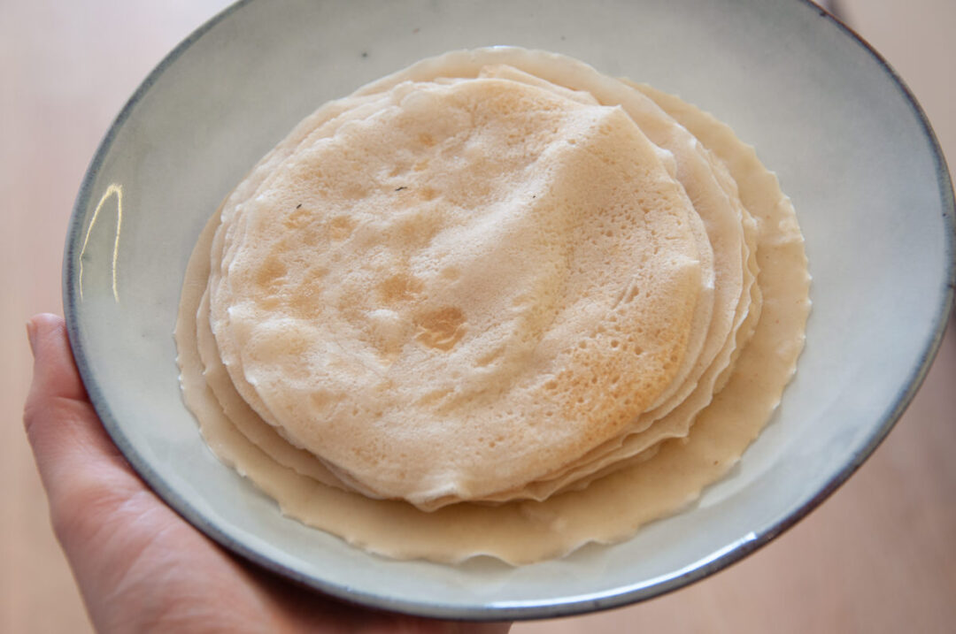 Vegan Spring Rolls (with homemade wrappers) - Elephantastic Vegan