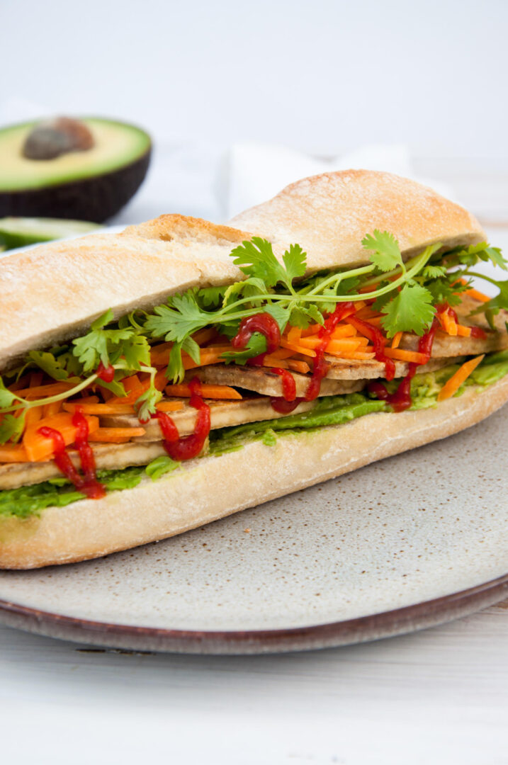 Vegan Banh Mi Sandwich - Elephantastic Vegan