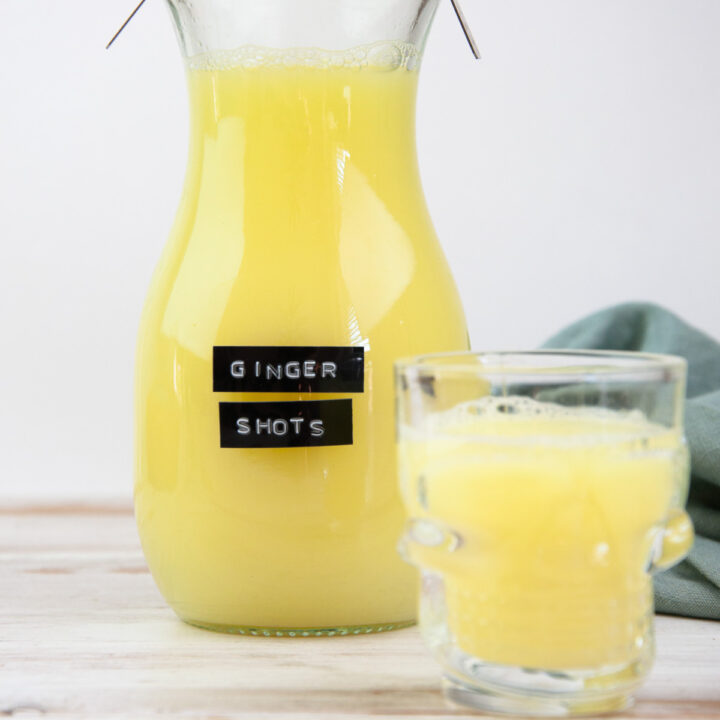 Ginger Shot Recipe - Elephantastic Vegan