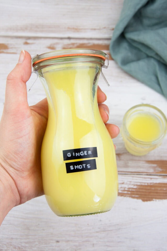 Ginger Shot Recipe - Elephantastic Vegan