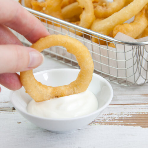 Vegan Onion Rings - Elephantastic Vegan
