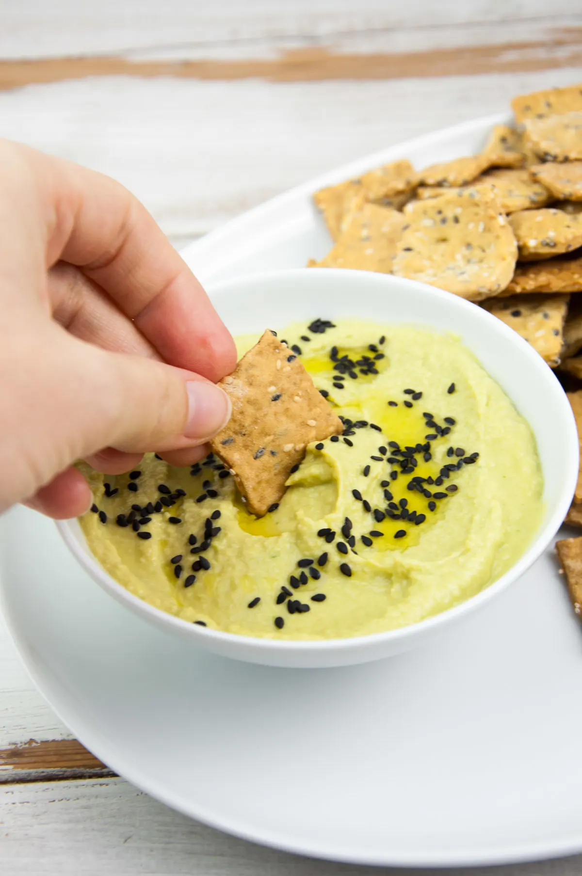 Crispy Sesame Crackers - Elephantastic Vegan